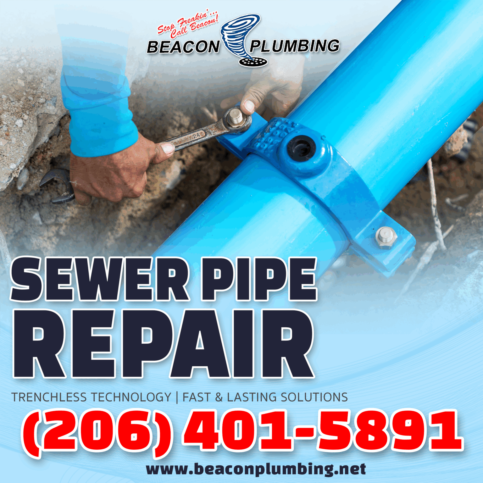 Mountlake Terrace Sewer Pipe Repair | Beacon Plumbing | Emergency Sewer ...