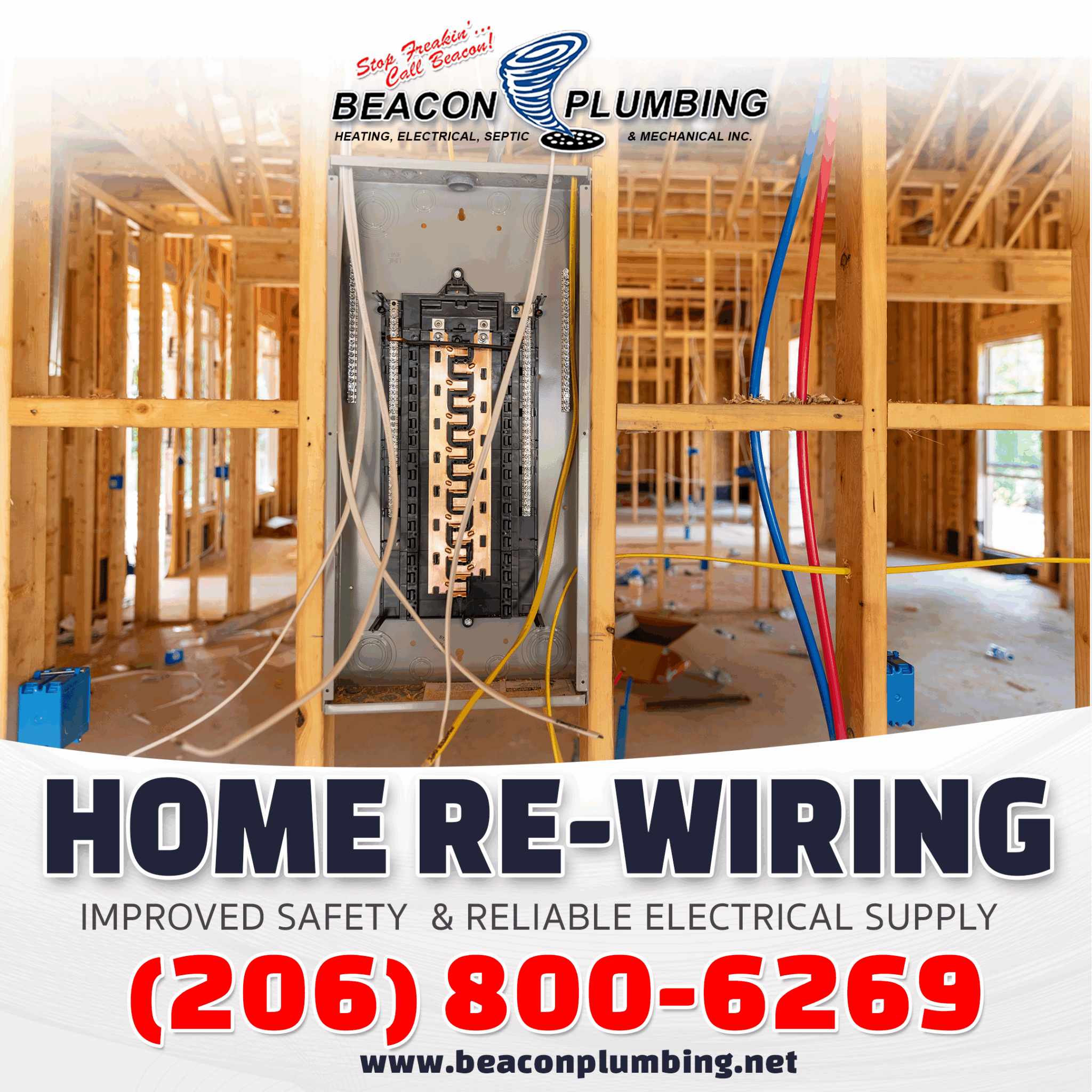 Home Rewiring Services Bothell, WA | Beacon Plumbing