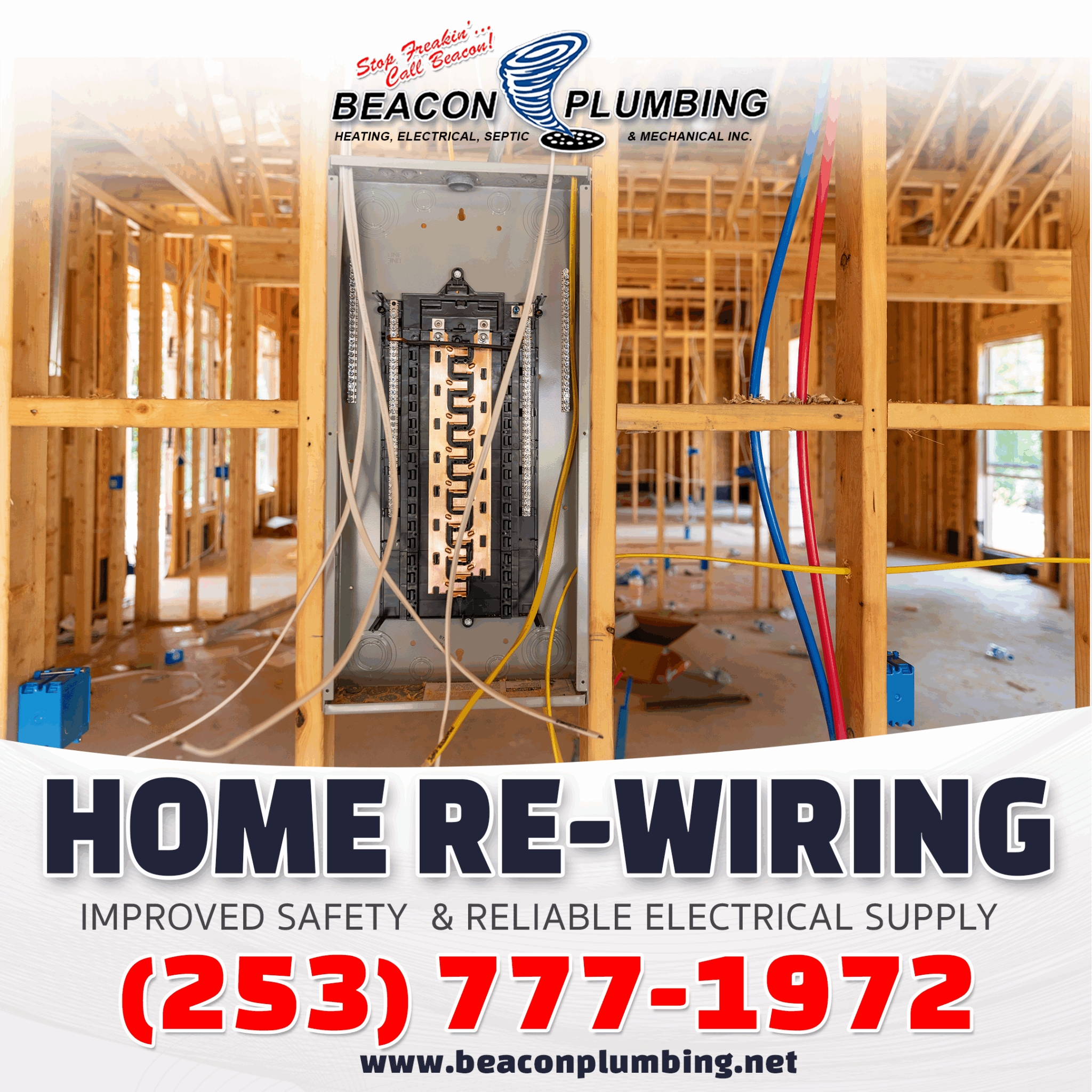 Home Rewiring Services In Algona, WA | Beacon Plumbing